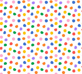Seamless confetti pattern in candy colors Vector Image