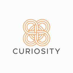 Vintage and retro geometric victorian border logo Vector Image