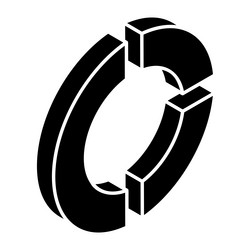 Sector graph Royalty Free Vector Image - VectorStock