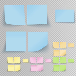 Reminders and sticky notes Royalty Free Vector Image