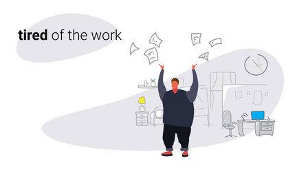 Fat Man at Table Vector Images (over 210)