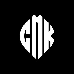Cmk logo letter design Royalty Free Vector Image