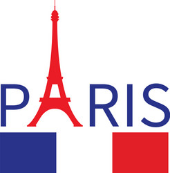 Eiffel tower paris symbol landmark Royalty Free Vector Image