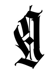 Letter O Gothic Vector Images 95