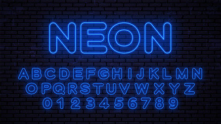 Computer technology neon concept Royalty Free Vector Image