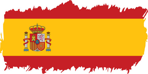 Flag of ibiza balearic islands spain Royalty Free Vector