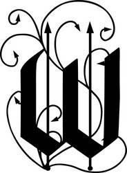 Cursive W Vector Images (38)