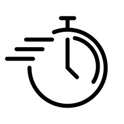 Speed timer icon set Royalty Free Vector Image