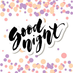 Good Night Calligraphy Vector Images (over 580)