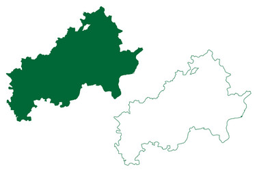 Gujarat in India Map Vector Images (over 250)