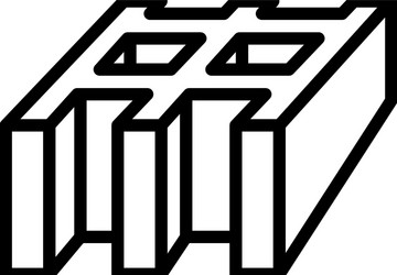 Bar grating metal line icon Royalty Free Vector Image