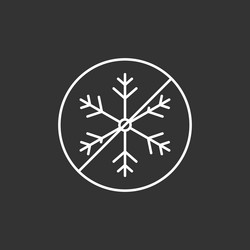 No microwave icon editable stroke Royalty Free Vector Image