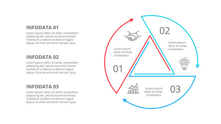 Three Part Triangle Vector Images (over 700)