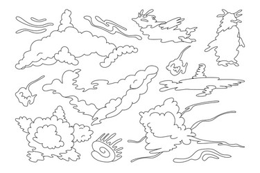 Coloring page with sea animals Royalty Free Vector Image