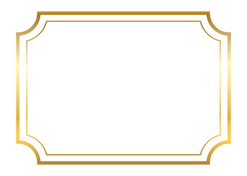 Golden shiny frame Royalty Free Vector Image - VectorStock