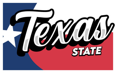 Texas the lone star state Royalty Free Vector Image