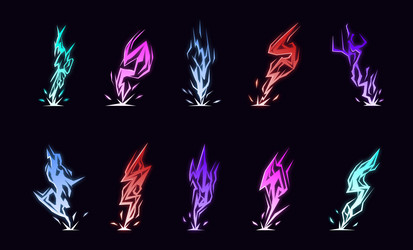 Lightning Sprite Vector Images (over 130)