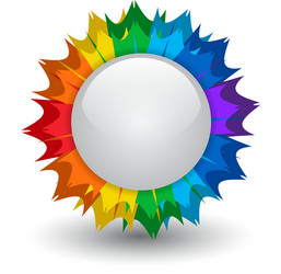 Rainbow Button Vector Images (over 6,600)