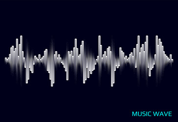 Audio Stereo Waveform Logo Vector Images (over 1,800)