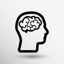 Walking brain Royalty Free Vector Image - VectorStock