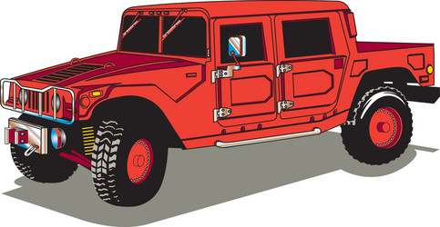 Hummer Royalty Free Vector Image - VectorStock