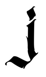 Gothic Letter J Vector Images (85)