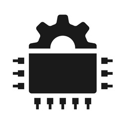 Digital transformation icon technology Royalty Free Vector