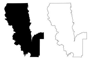 Sutter county california map Royalty Free Vector Image