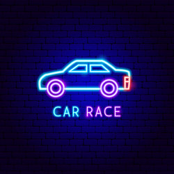 Car neon sign Royalty Free Vector Image - VectorStock