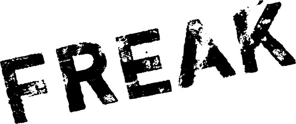 Freak rubber stamp Royalty Free Vector Image - VectorStock