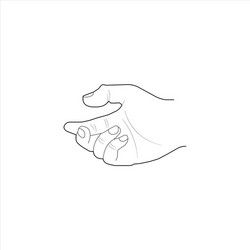 Palm Hand Line Drawing Vector Images (over 6,300)