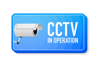 No security camera sign cctv surveillance Vector Image