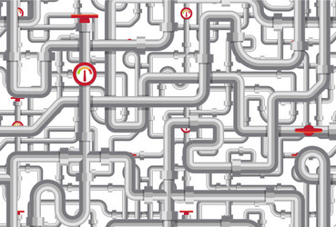 Abstract piping seamless pattern Royalty Free Vector Image