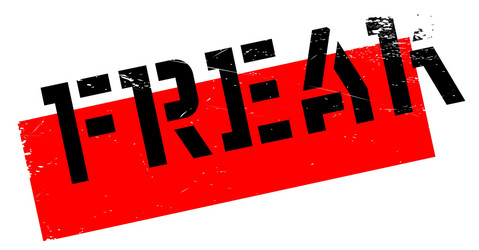 Freak rubber stamp Royalty Free Vector Image - VectorStock