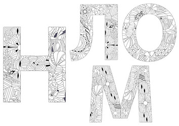 Hand drawn russian cyrillic script of letters Vector Image