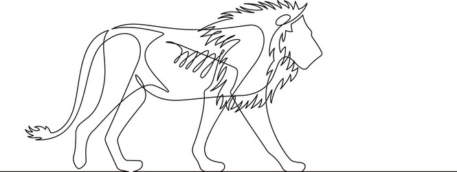 Lion Outline Vector Images (over 7,400)