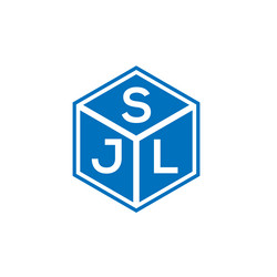 Sjl letter logo design on white background Vector Image