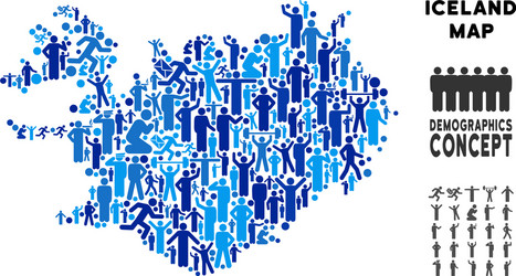 Iceland Population Map Vector Images (37)
