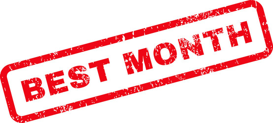 Employee of the month rubber stamp Royalty Free Vector Image