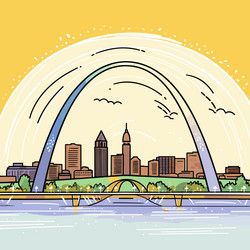 St Louis Arch Vector Images (over 100)
