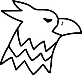 Falcon Doodle Vector Images (over 260)