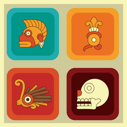 Maya skull design Royalty Free Vector Image - VectorStock