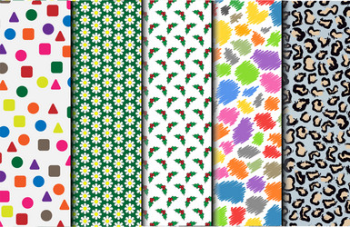 Simple wrapping paper in various colors Royalty Free Vector