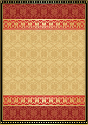 Golden card Royalty Free Vector Image - VectorStock