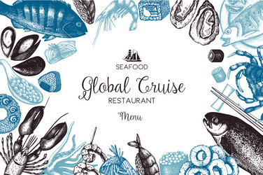 Seafood Borders Vector Images (over 890)