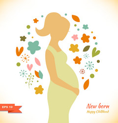 Pregnant woman design Royalty Free Vector Image