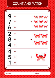 Crab Worksheet Vector Images (over 340)
