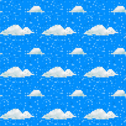 Seamless urban camouflage pattern the pixel Vector Image