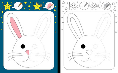 Rabbit Worksheet Vector Images (over 1,500)