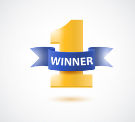 Number one background template Royalty Free Vector Image